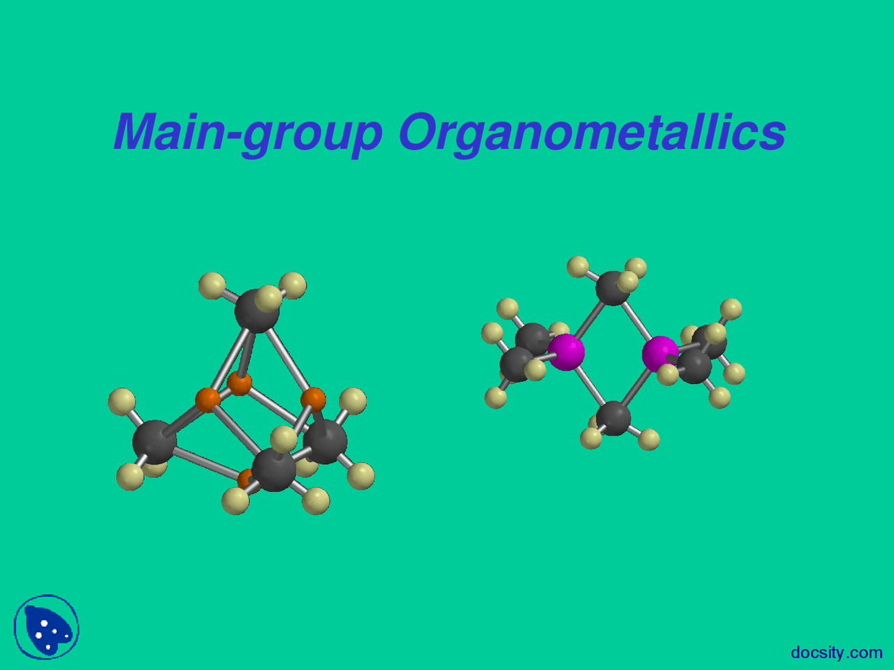 Main Group - Organometallic Chemistry - Lecture Slides - Docsity