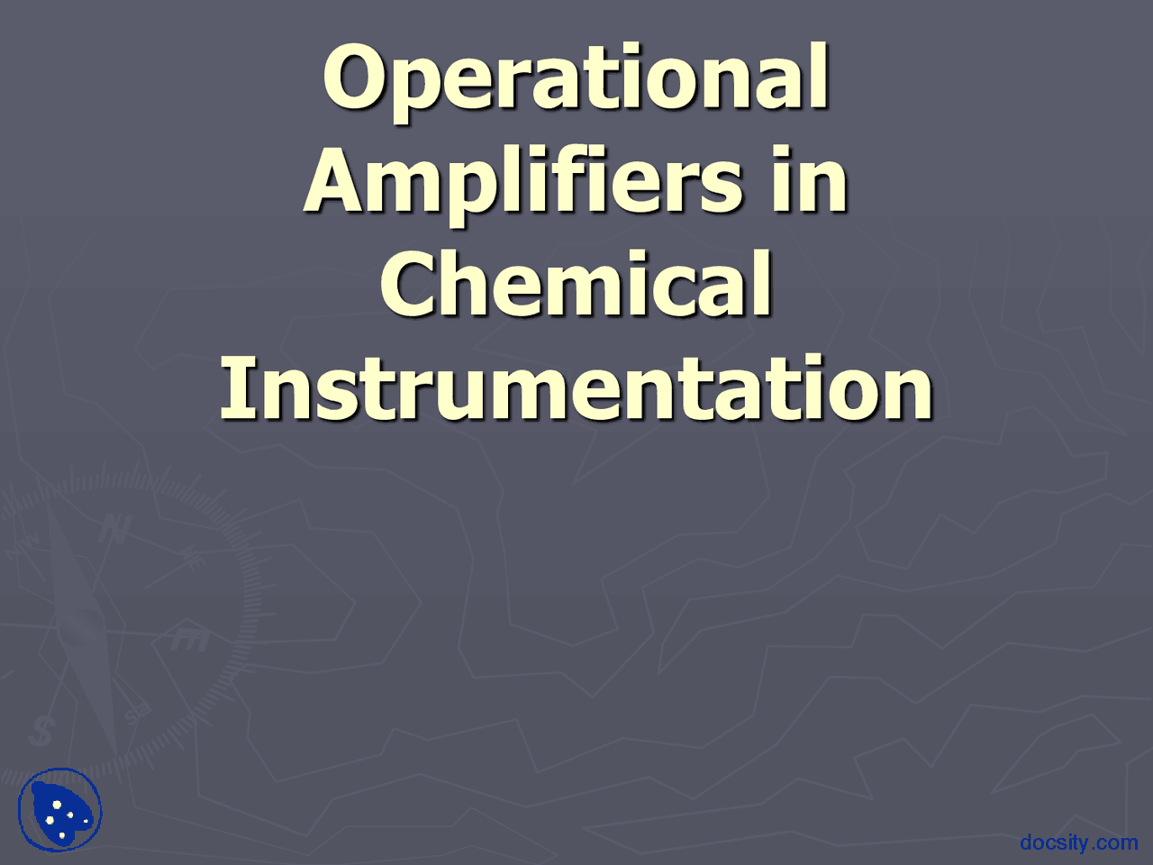 Operational Amplifiers In Chemical Instrumentation Instrumental