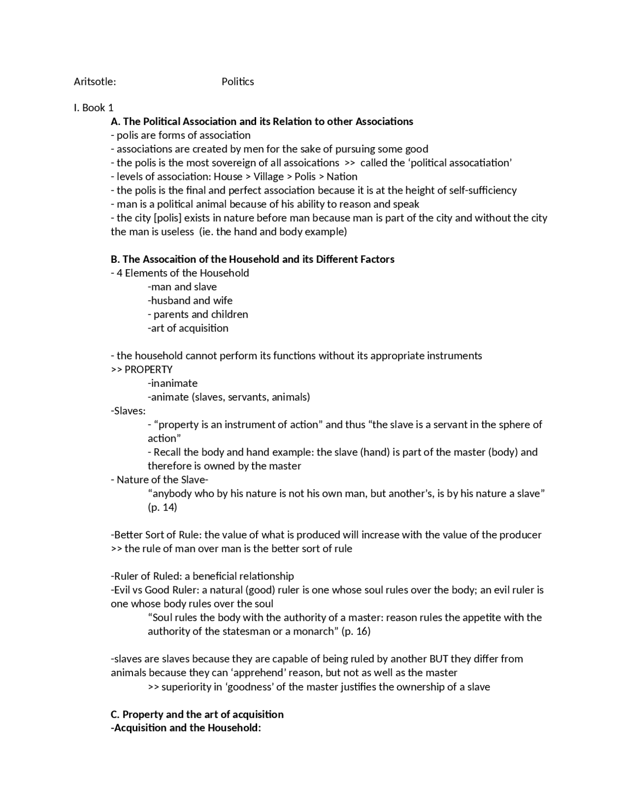 Political Association and its Relation to other Associations - Notes ...