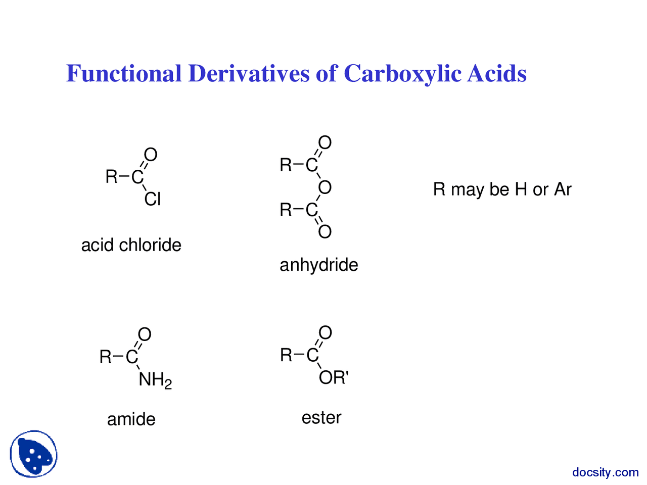 Functions in Carboxylic Acids - Organic Chemistry II - Lecture Slides ...