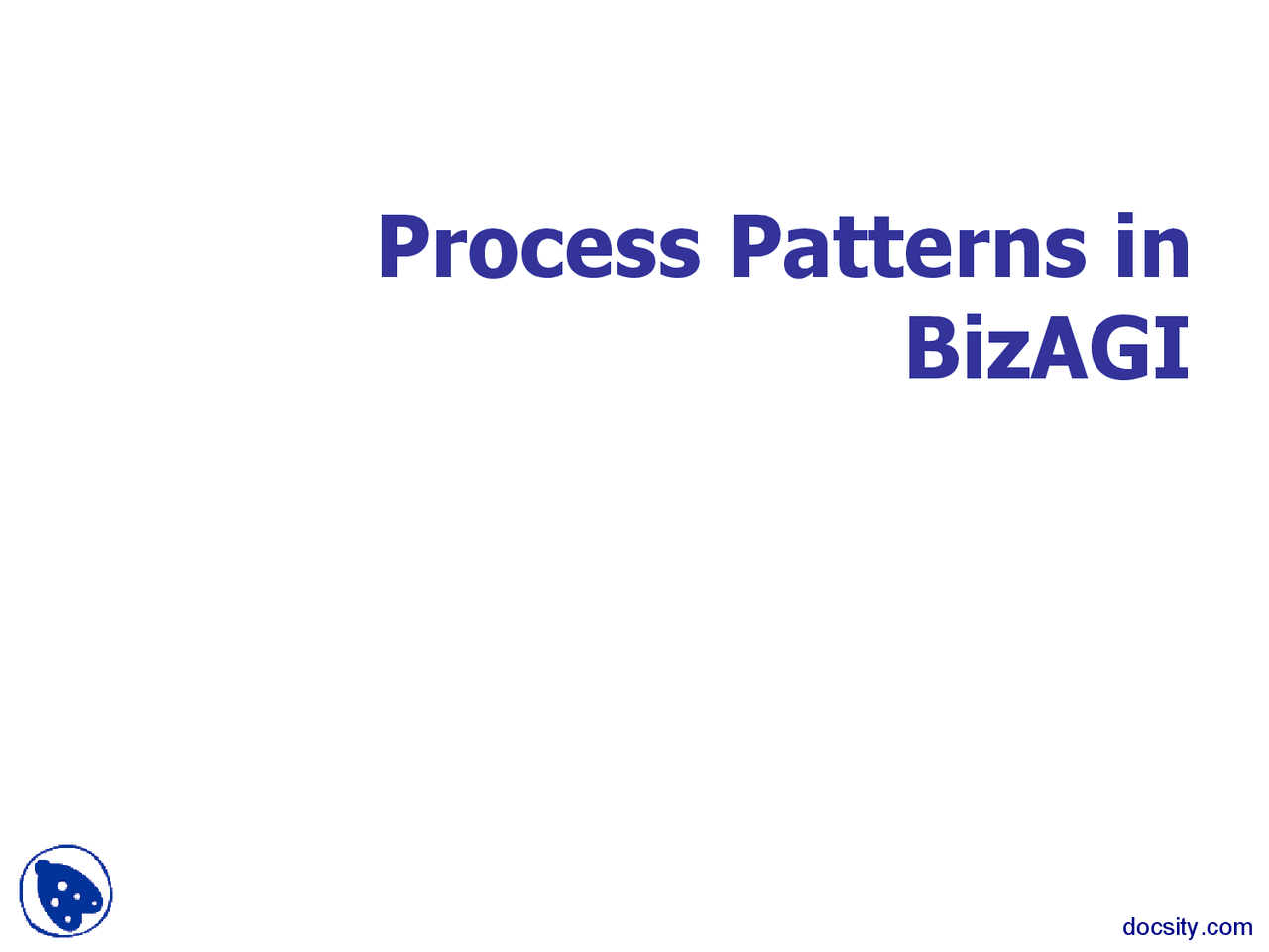Process Patterns Business Processes Lecture Slides Docsity