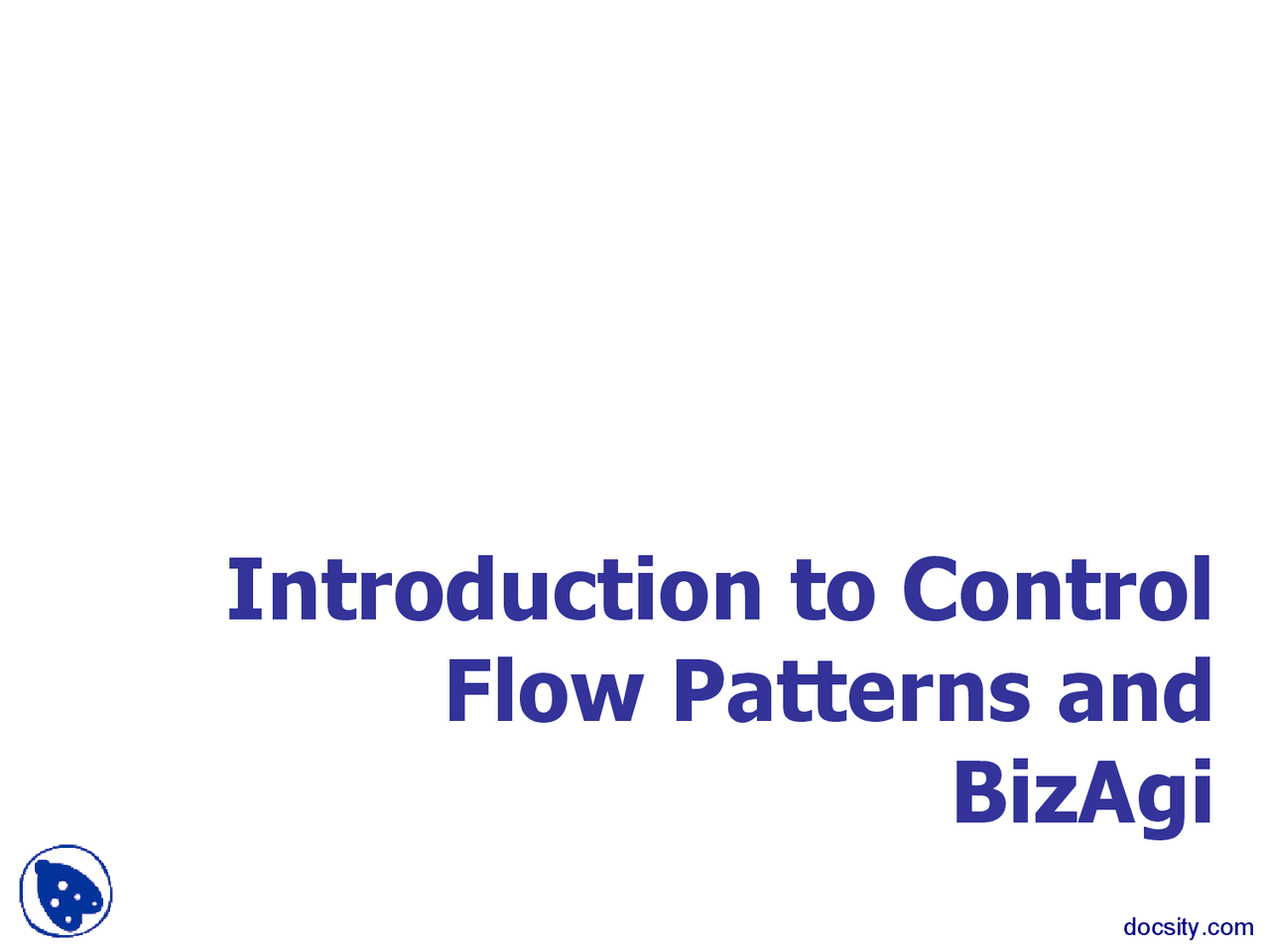 Control Flow Patterns Business Processes Lecture Slides Docsity