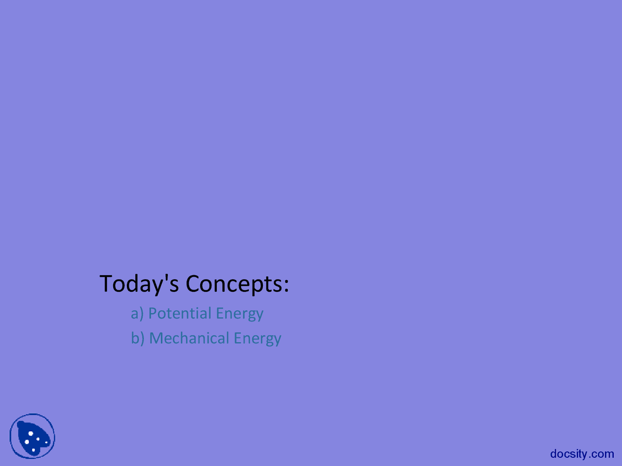 Potential Energy Physics For Scientists And Engineers I Lecture