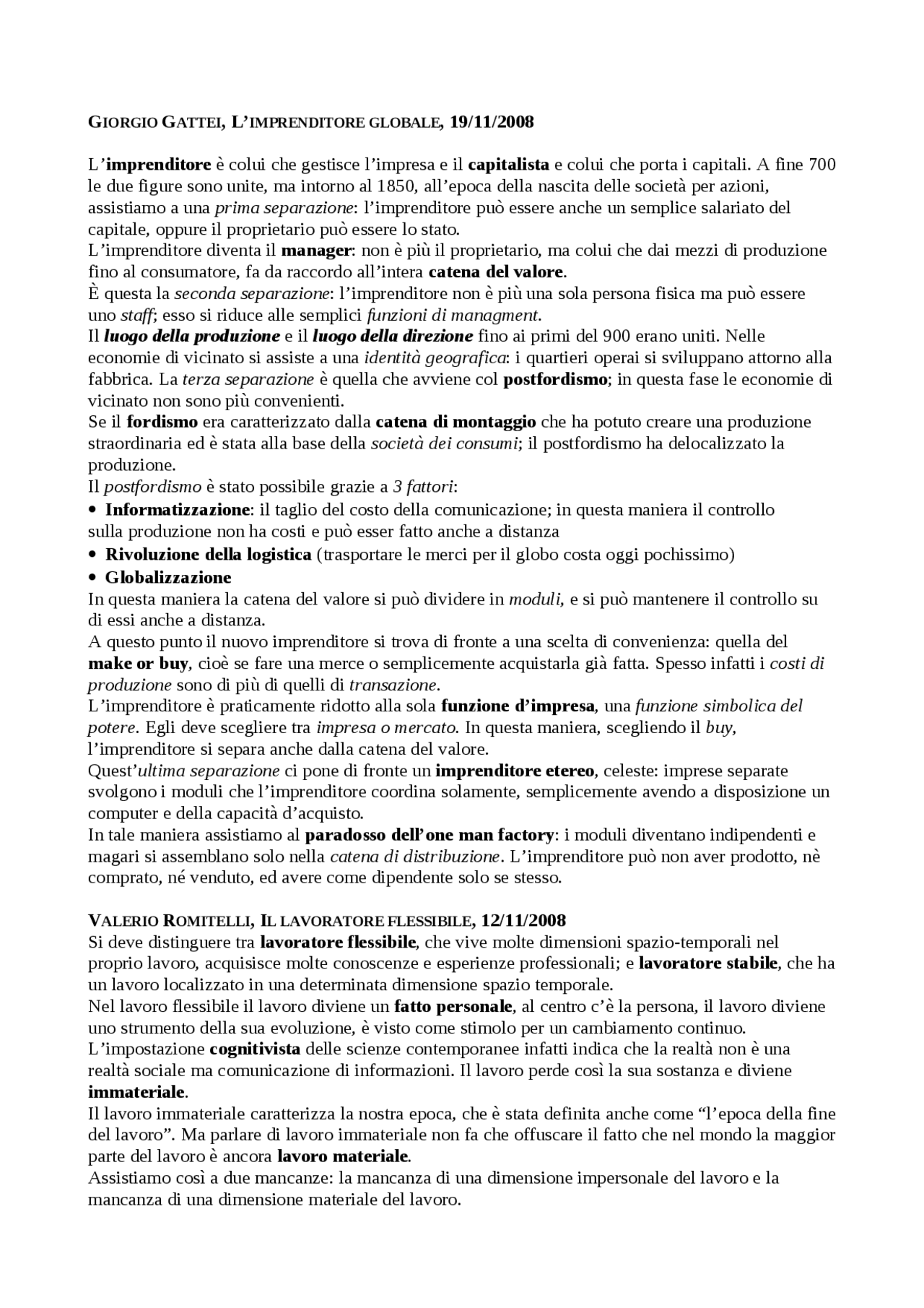 Corpi E Soggetti Riassunti Parte 1 Docsity