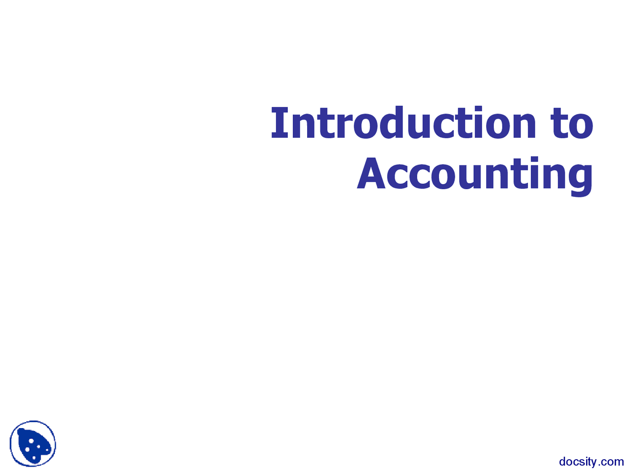 Introduction To Accounting Business Processes Lecture Slides Docsity