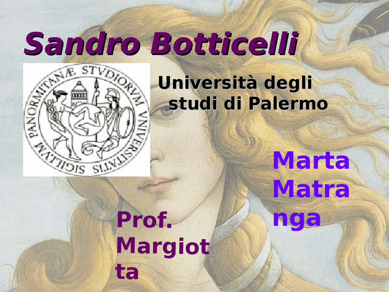 Sandro Botticelli - Docsity