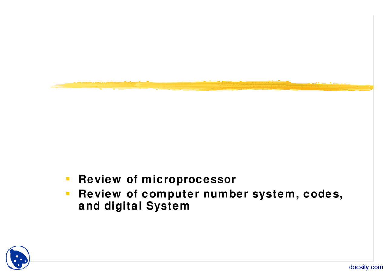 Overview Microprocessors And Computer Systems Lecture Slides 4165