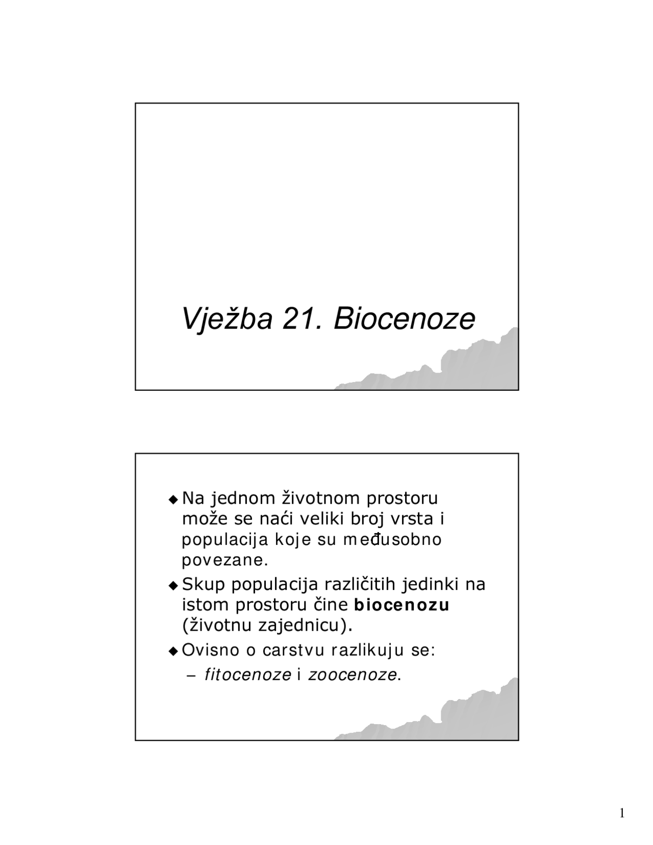 Biocenoze-Vezbe-Ekologija i zastita zivotne sredine-Biologija | Vežbe ...