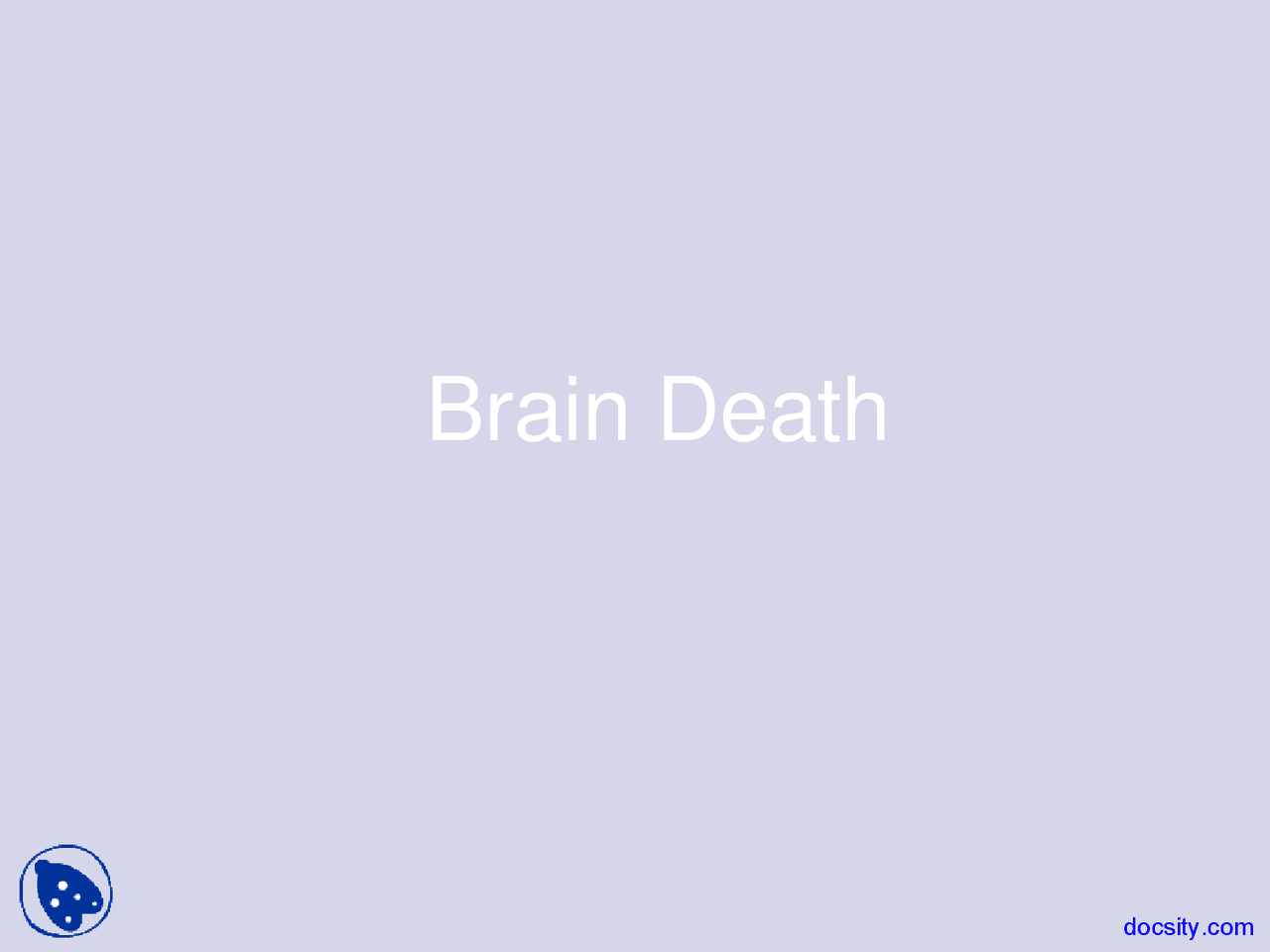 Brain Death Pediatric Lecture Slides Docsity