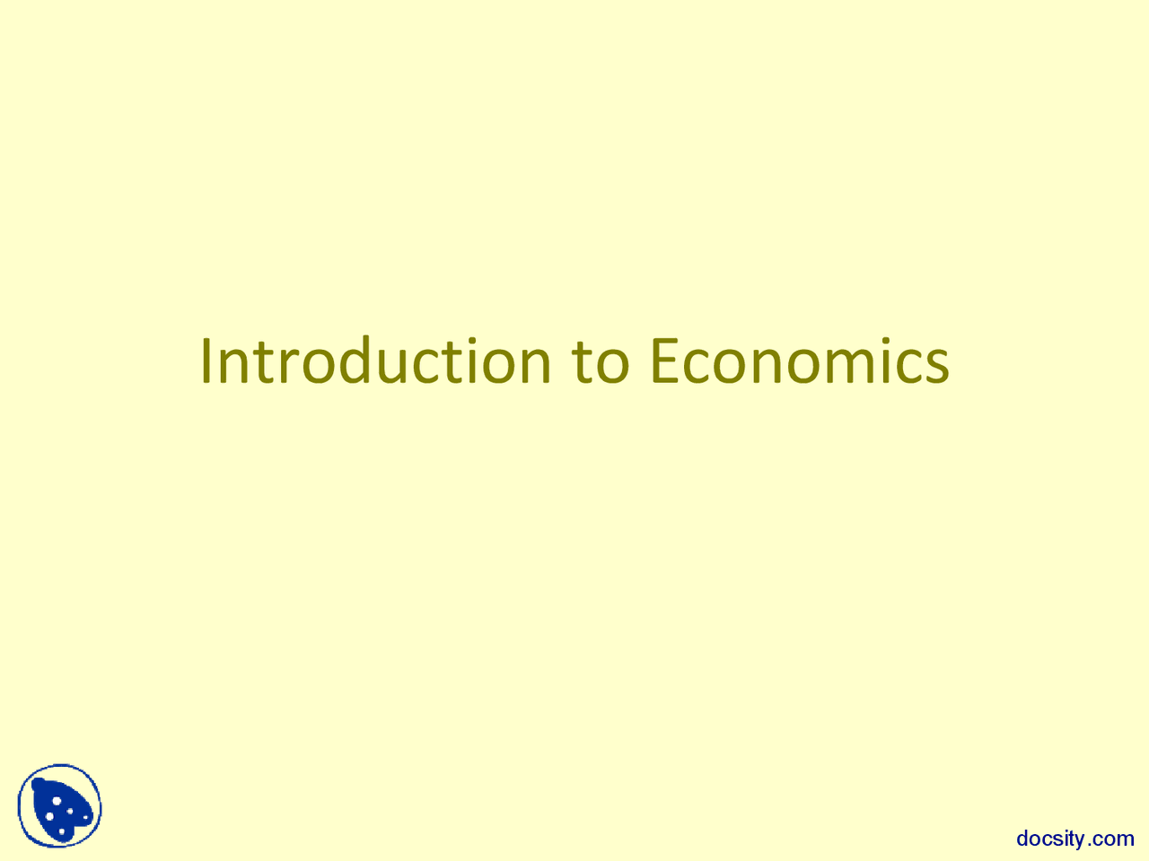Introduction Introduction To Macroeconomics Lecture Slides Slides