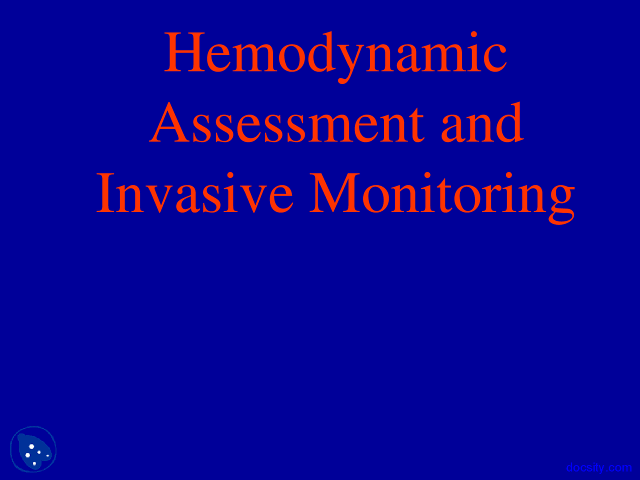 Hemodynamics Pediatric Lecture Slides Slides Pediatrics Docsity