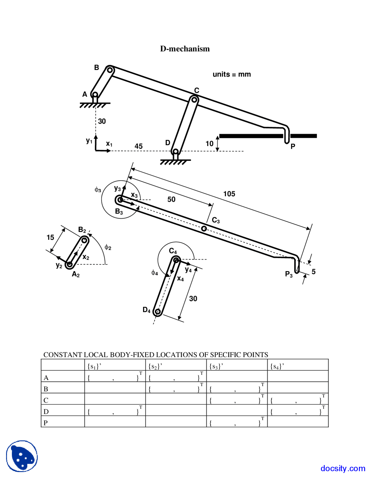 D-mechanism - Computer-Aided Analysis of Machine Dynamics - Lecture ...