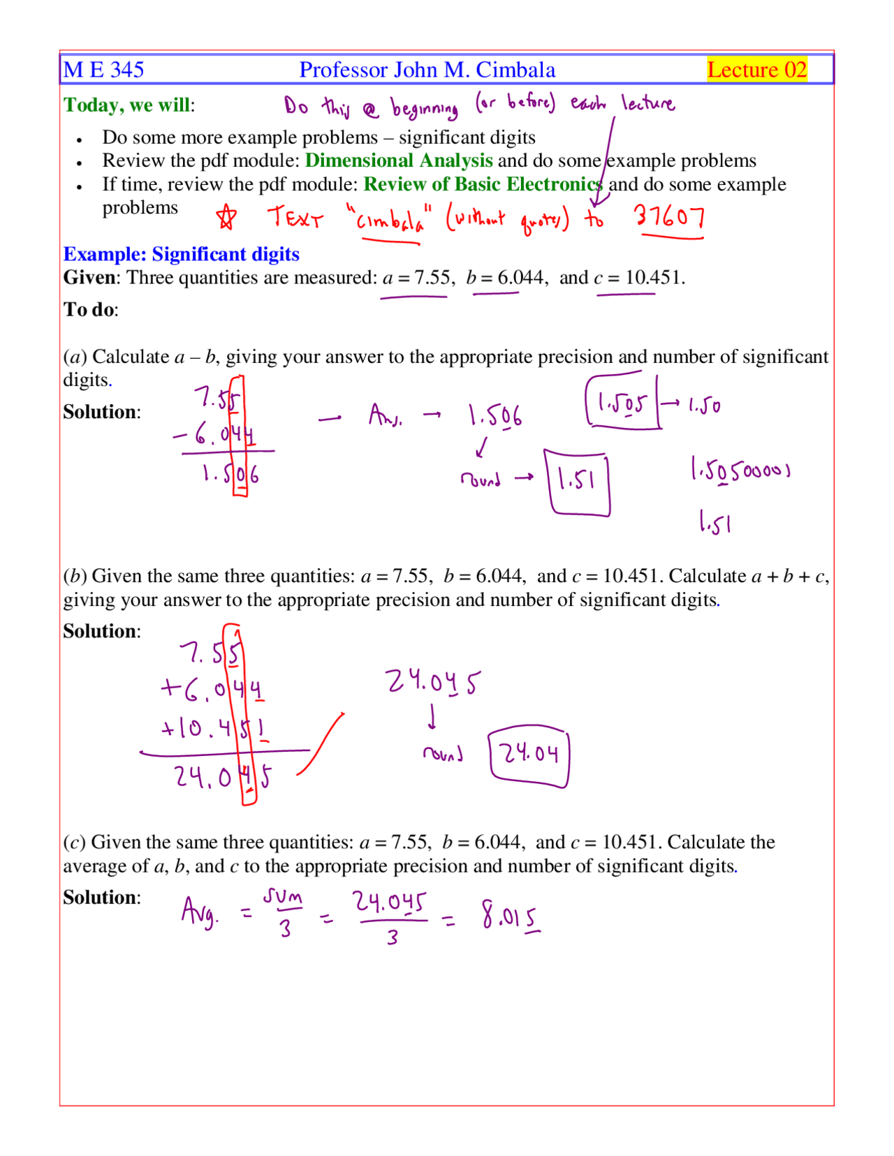 Dimensional Analysis Instrumentation Measurements Statistics