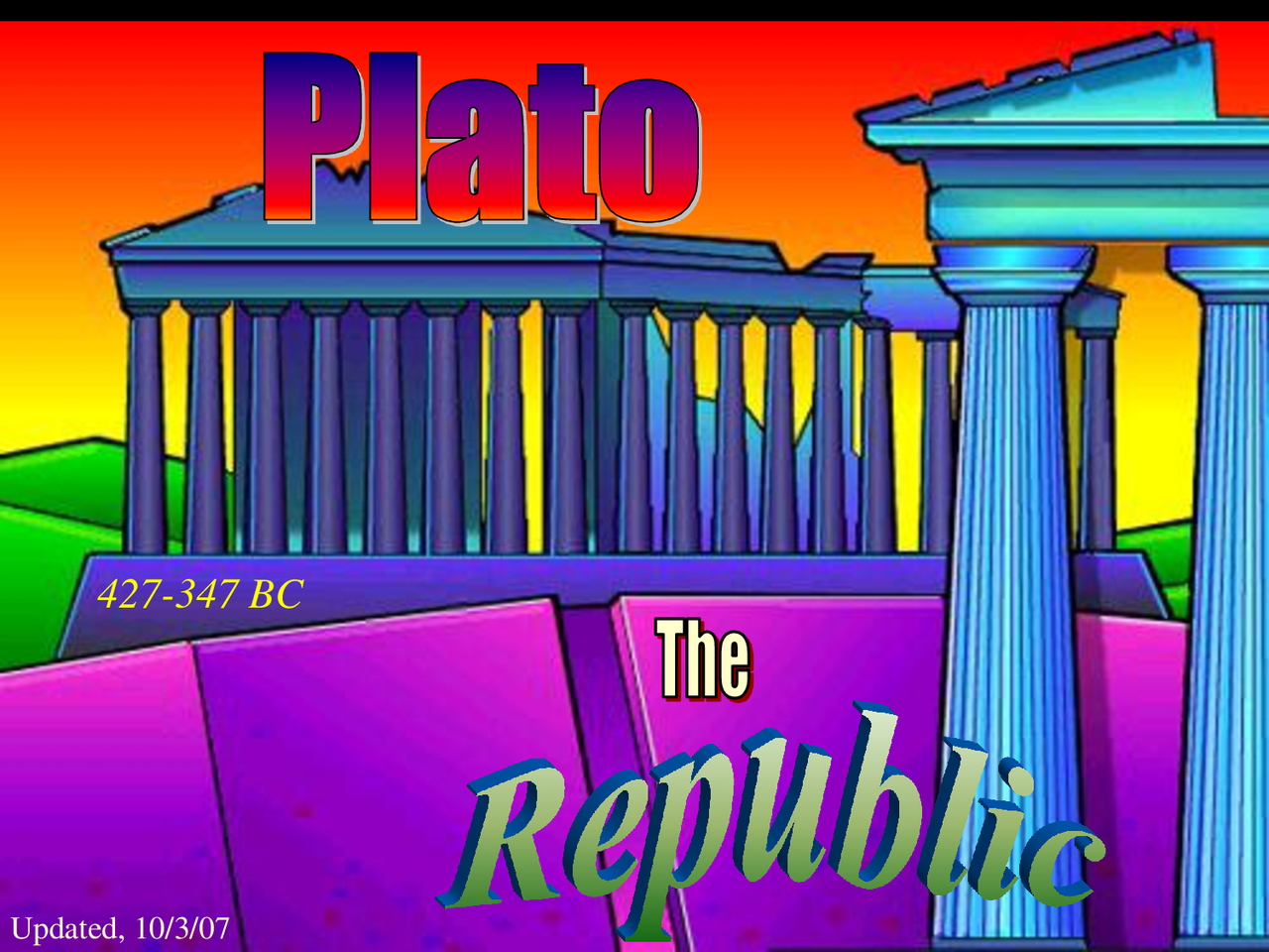 Plato Introduction To Philosophy Lecture Slides Docsity