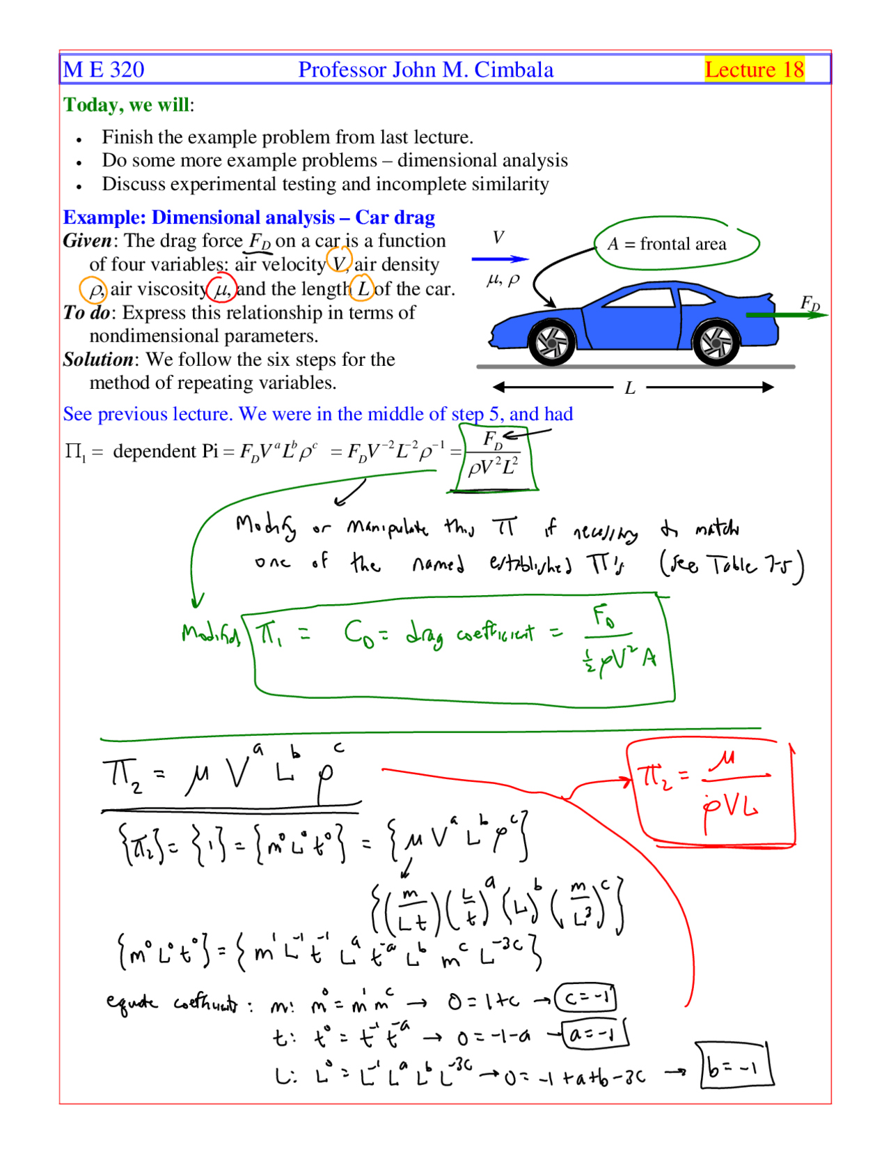 Experimental Testing Fluid Flow Handout Docsity