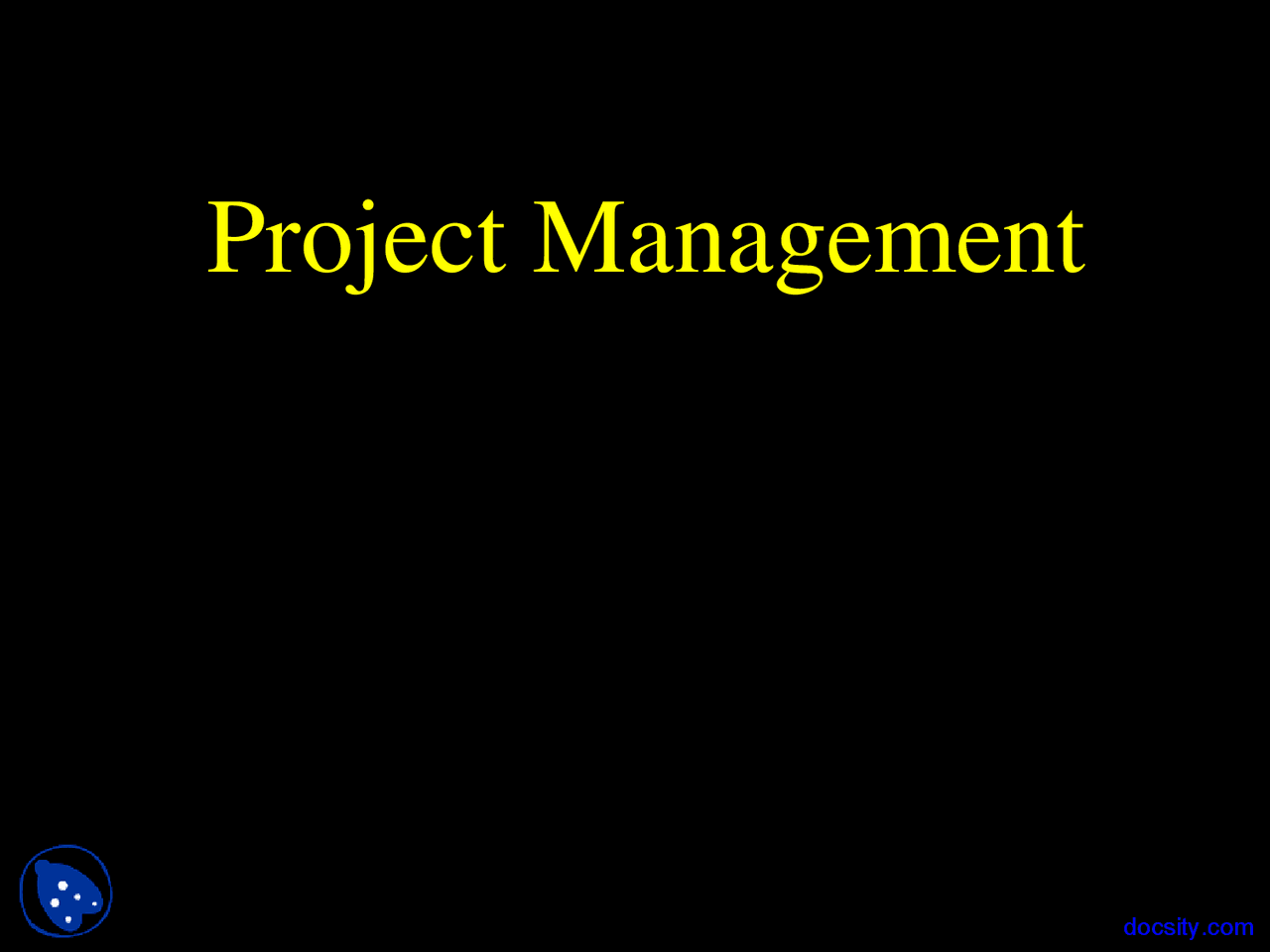 Project Management - Mechanical Systems Design - Lecture Slides - Docsity