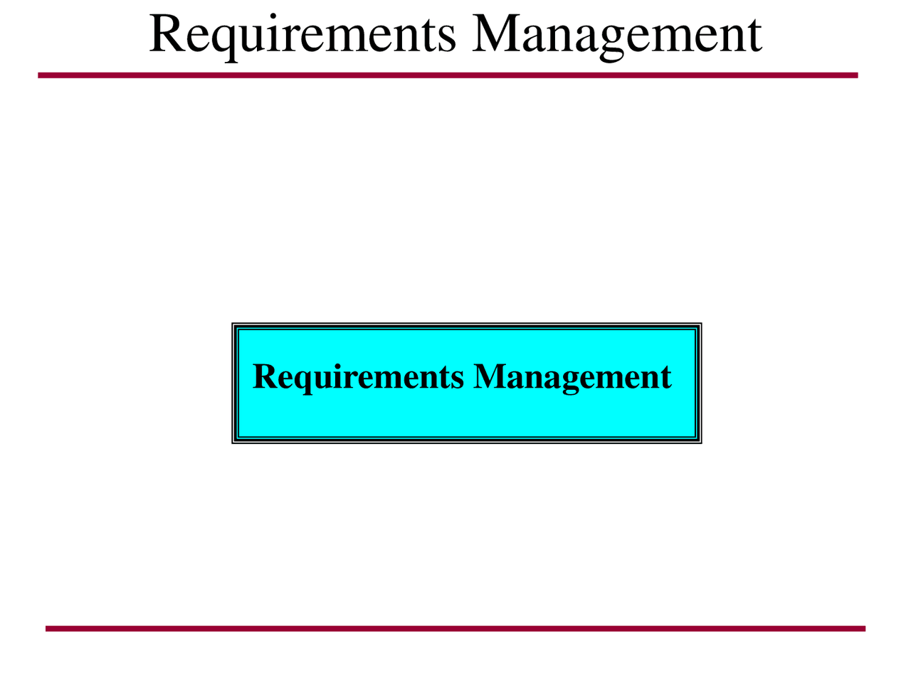 Requirements Management Elements Of Engineering System Lecture