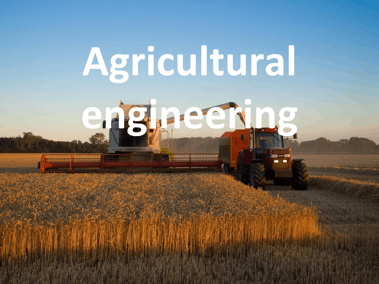 Agricultural Engineering Introduction To Engineering Lecture Slides
