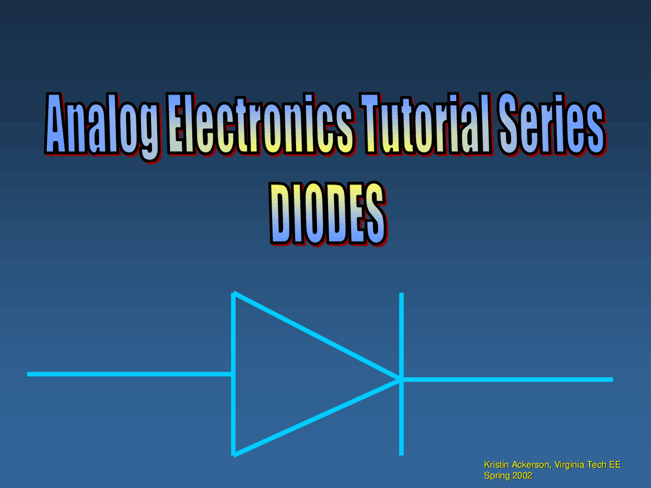 Diodes Electronics I Lecture Slides Docsity
