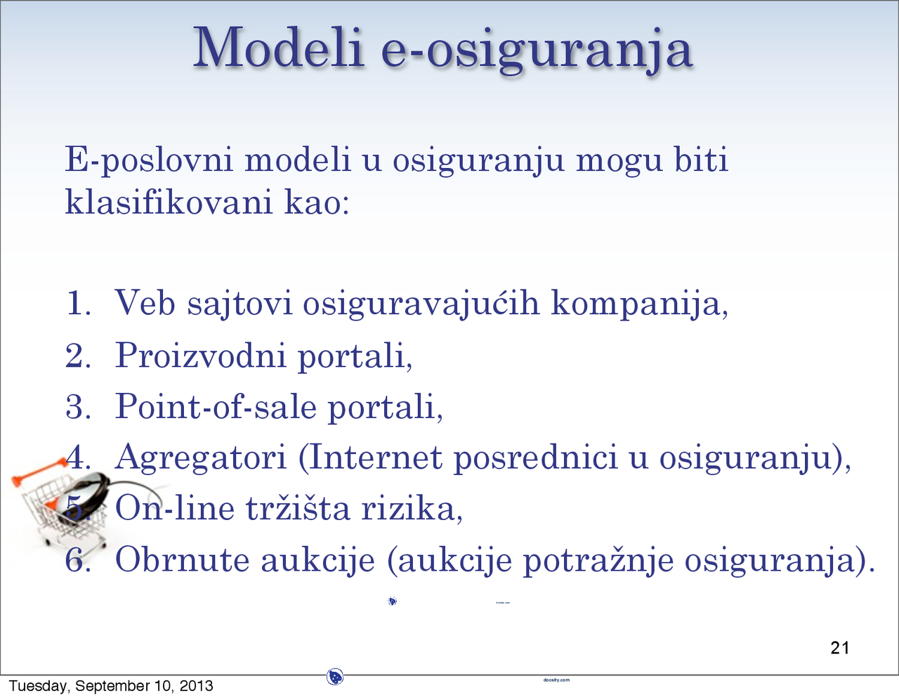 Modeli E osiguranje-Slajdovi-Elektronsko poslovanje-Ekonomija-3 ...