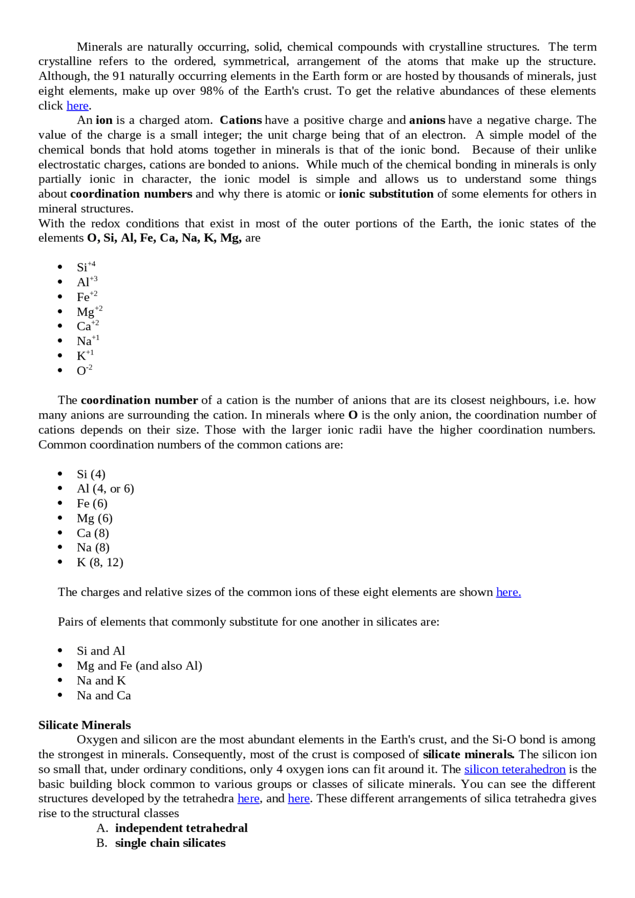 Notes On Earths Composition And Minerals Dynamic Earth Gly 1000