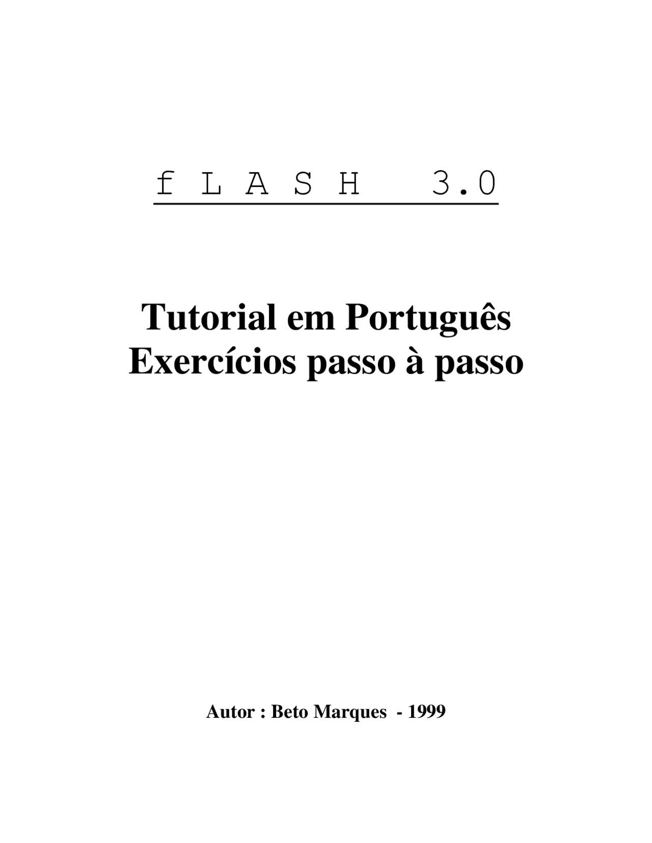 Flash Tutorial Part1 Docsity