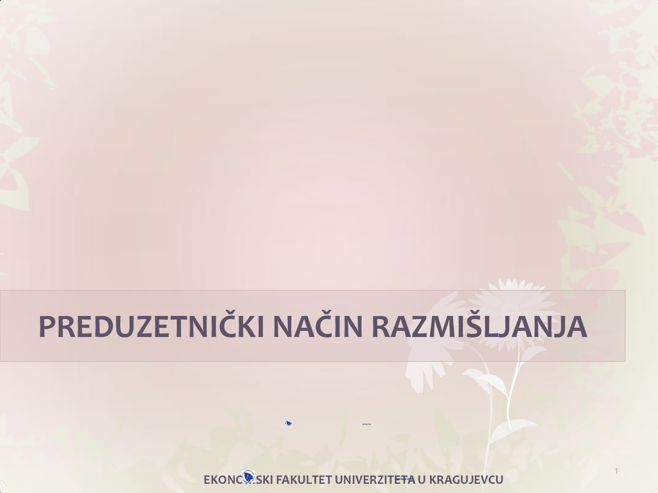 PREDUZETNICKI NACIN RAZMISLJANJA-Slajdovi-Preduzetnicki menadzment-Ekonomija | Slajdovi' predlog ...