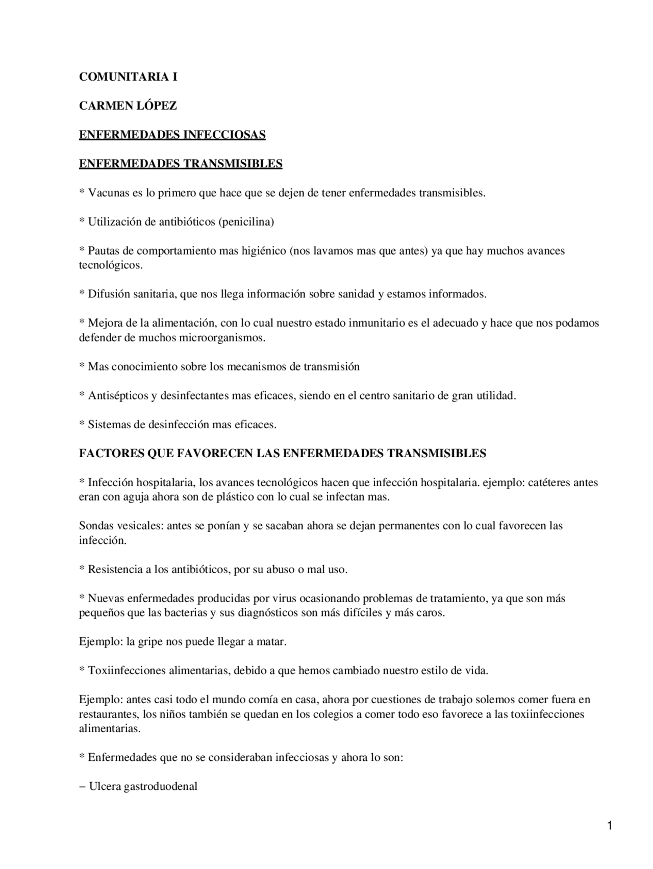 Apuntes Sobre Las Enfermedades Infecciosas Parte1 Docsity