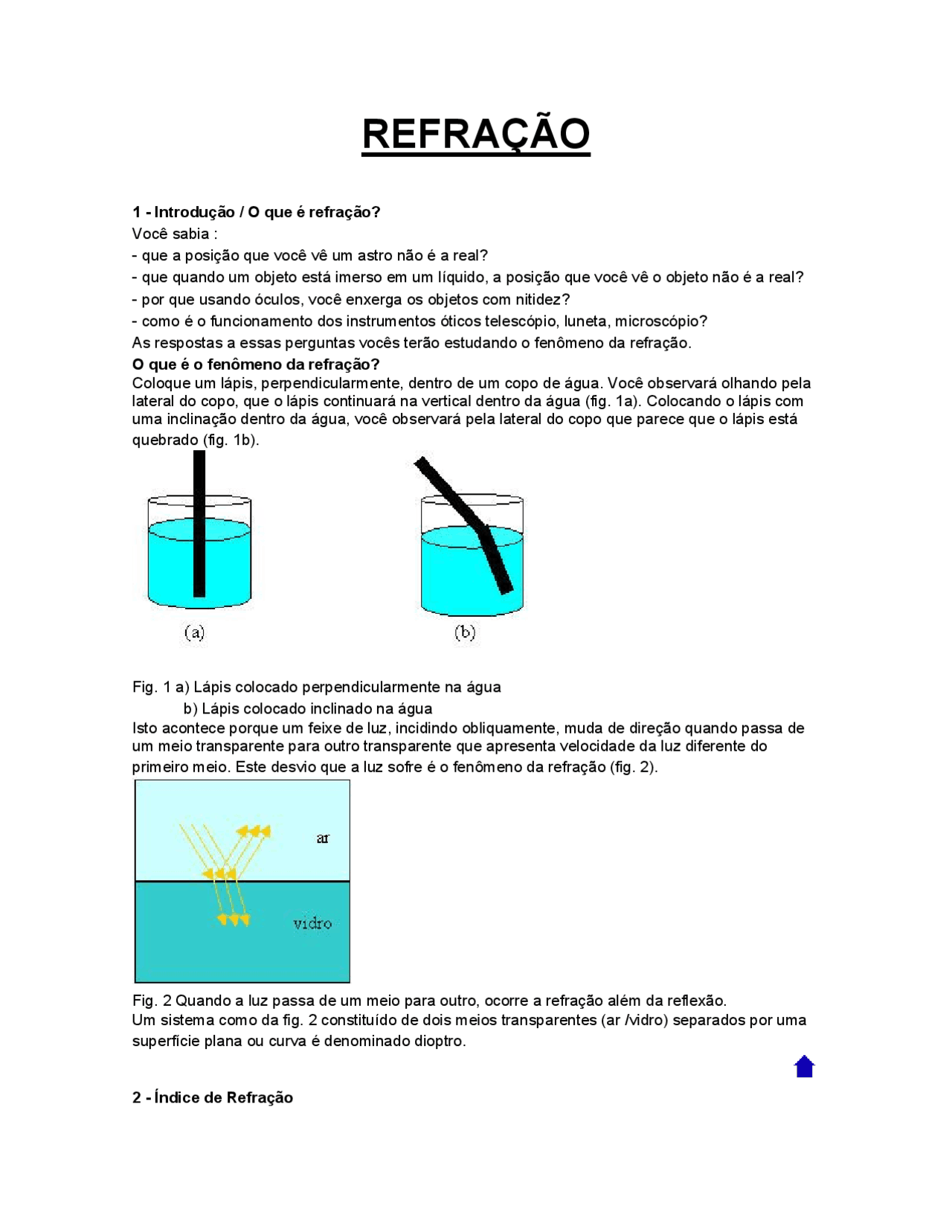 A Refração Parte1 Docsity