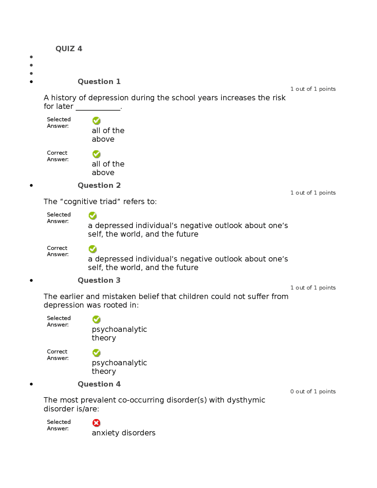 20 Questions on Child Psychopathology - Quiz | CLP 4134 | Quizzes ...