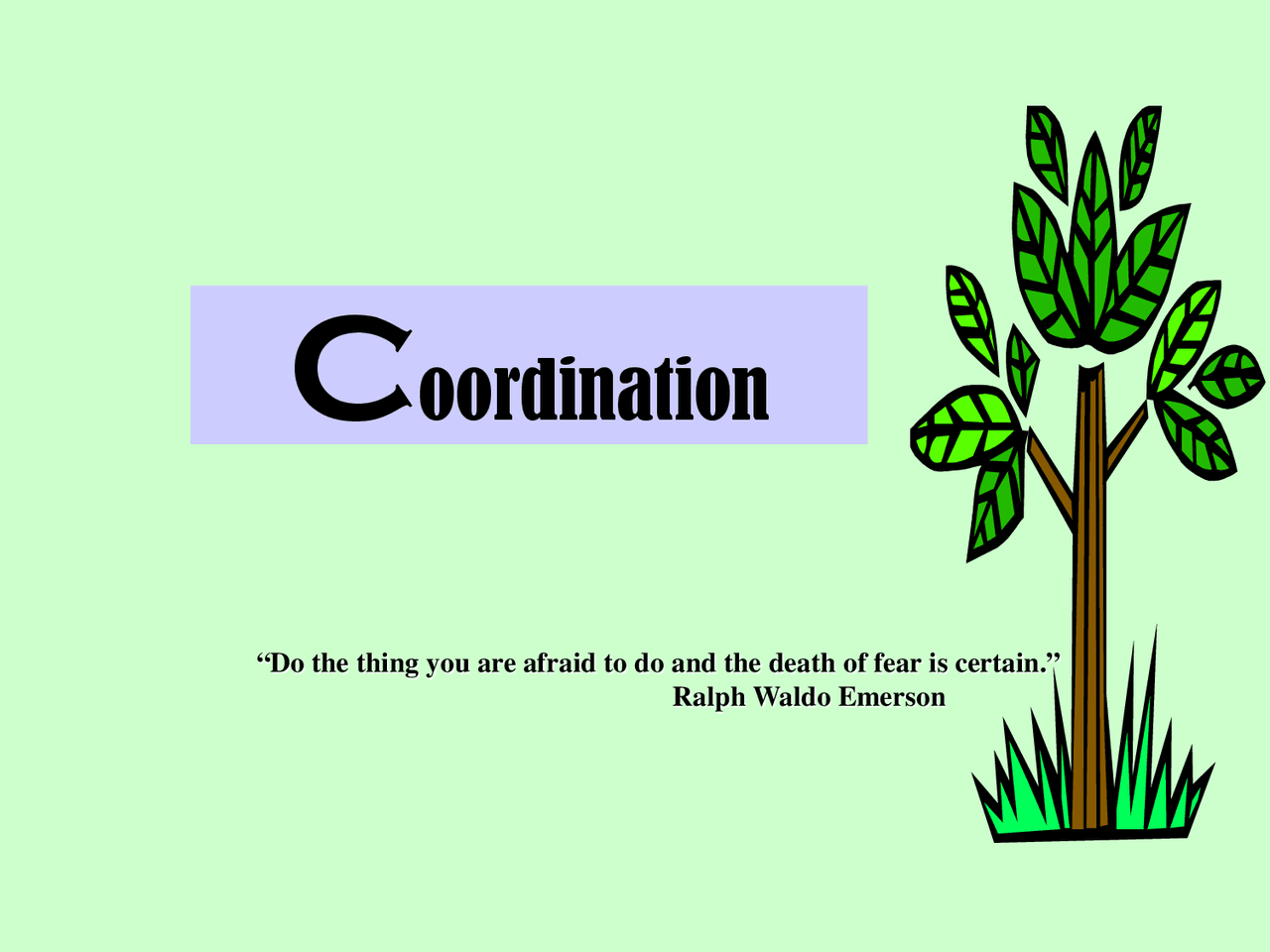 Coordination English Language Lecture Slides Slides English