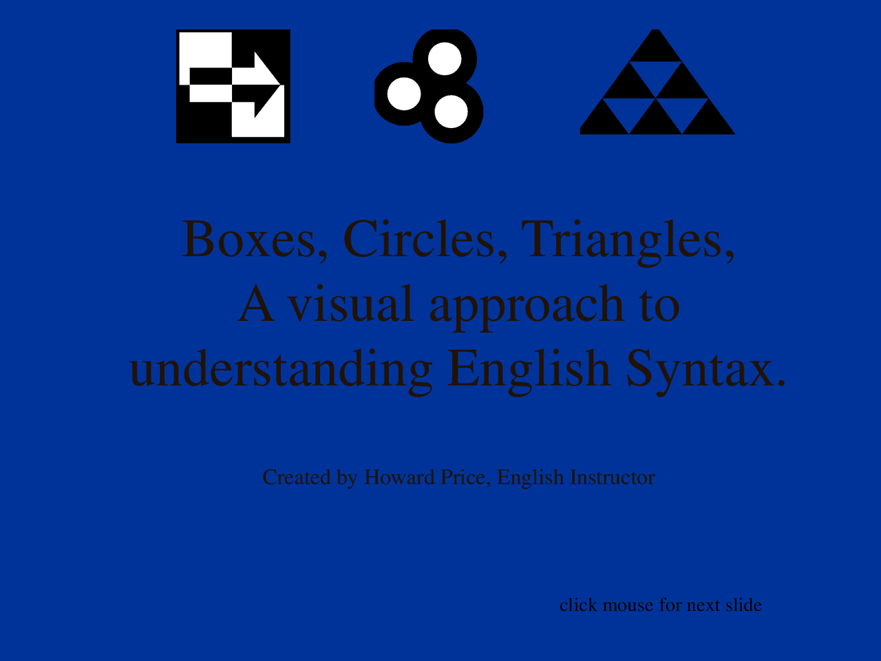 Circles - English Language - Lecture Slides - Docsity