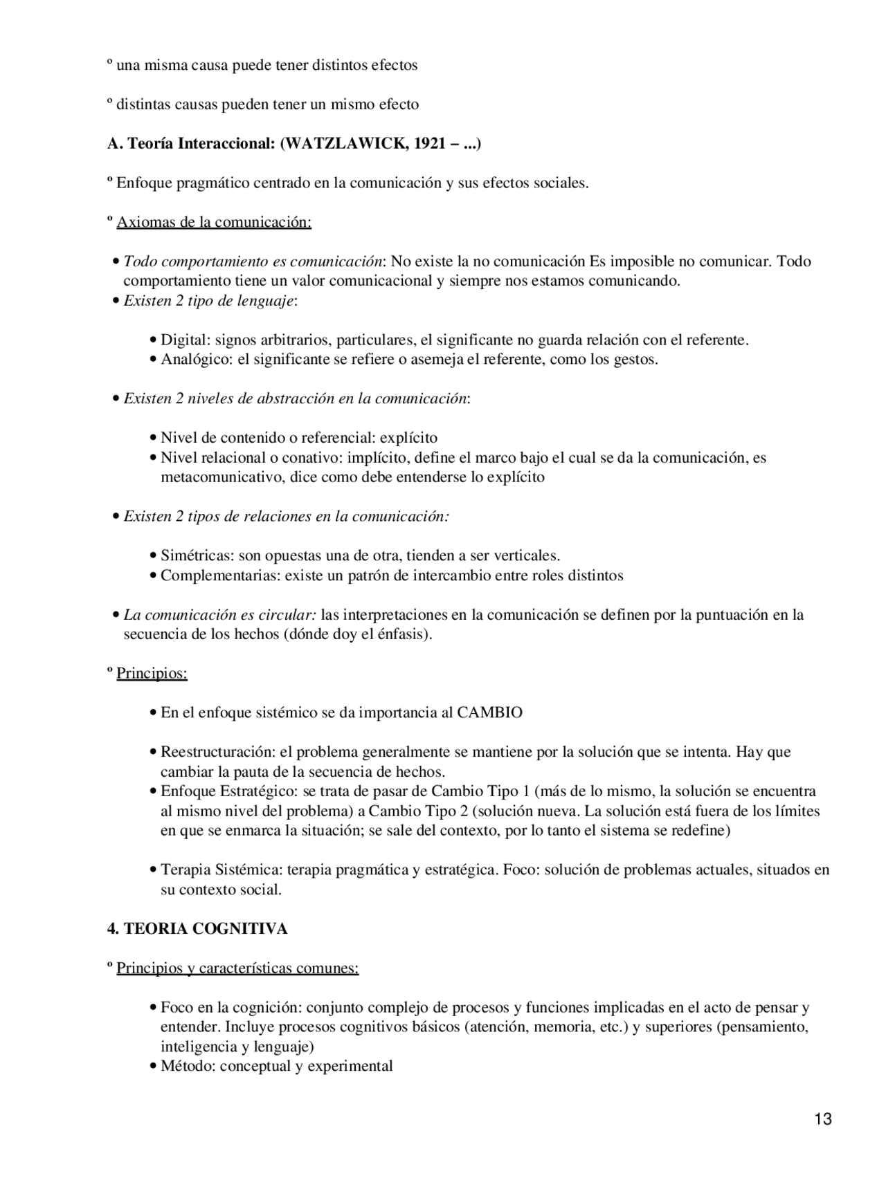 Apuntes Sobre Las Teorías Y Procesos Psicológicos Parte3 Docsity