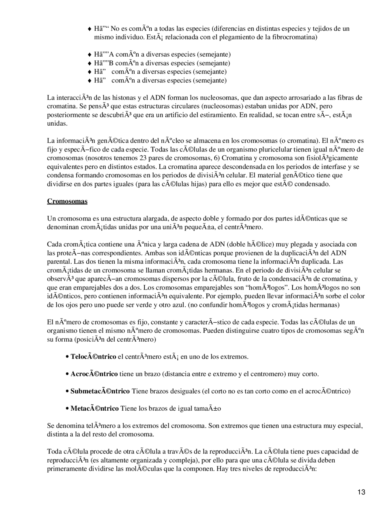 Apuntes Sobre La Estructura De La Célula Y Sus Orgánulos Parte3 Docsity
