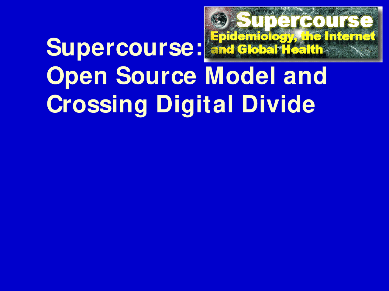 Open Source Model Health Lecture Slides Docsity