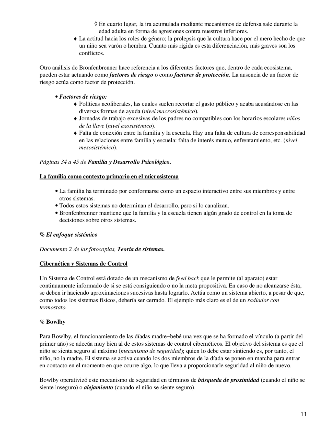 Apuntes sobre la Perspectiva contextual del desarrollo Parte2 | Apuntes ...