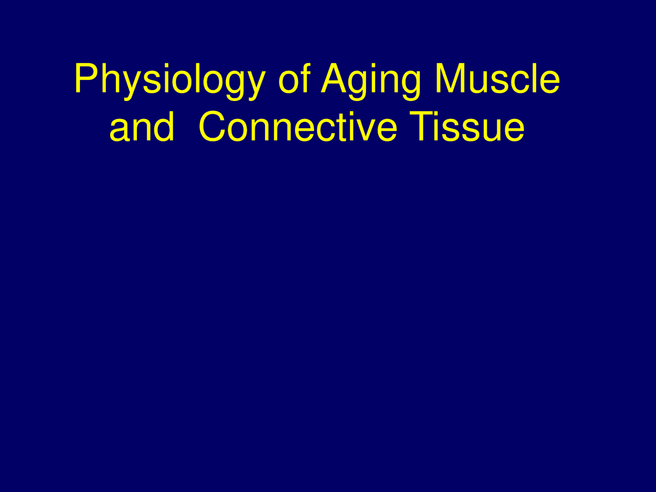 Connective Tissue Health Lecture Slides Docsity