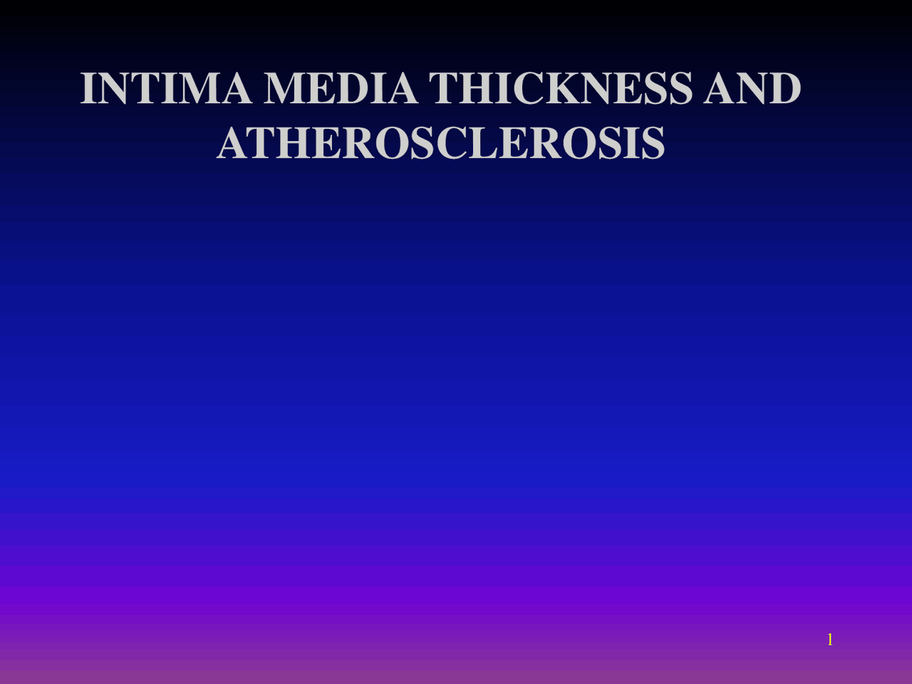 Atheroscierosis Health Lecture Slides Docsity