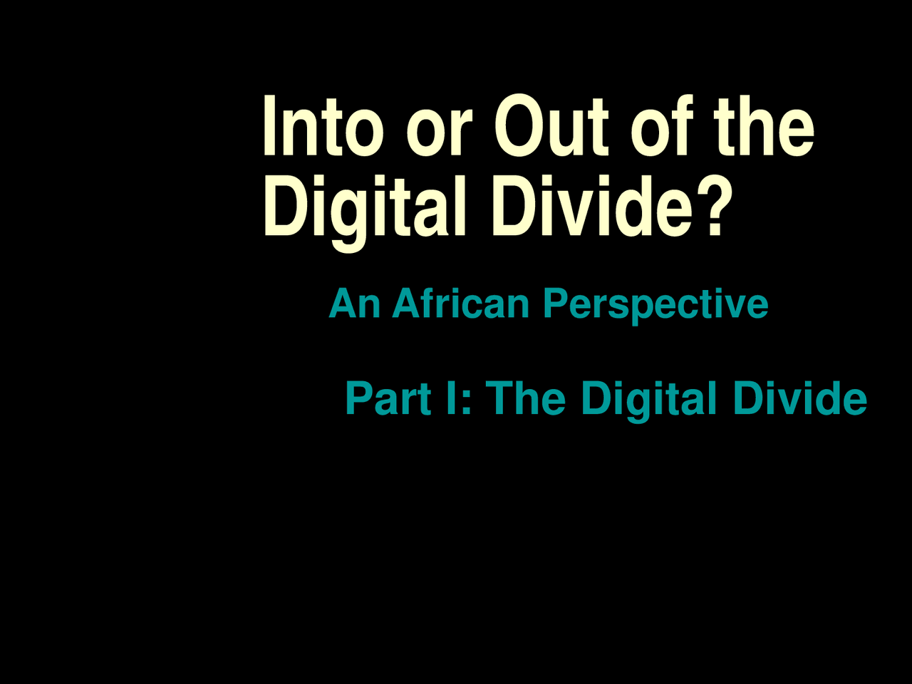 Digital Divide Health Lecture Slides Docsity