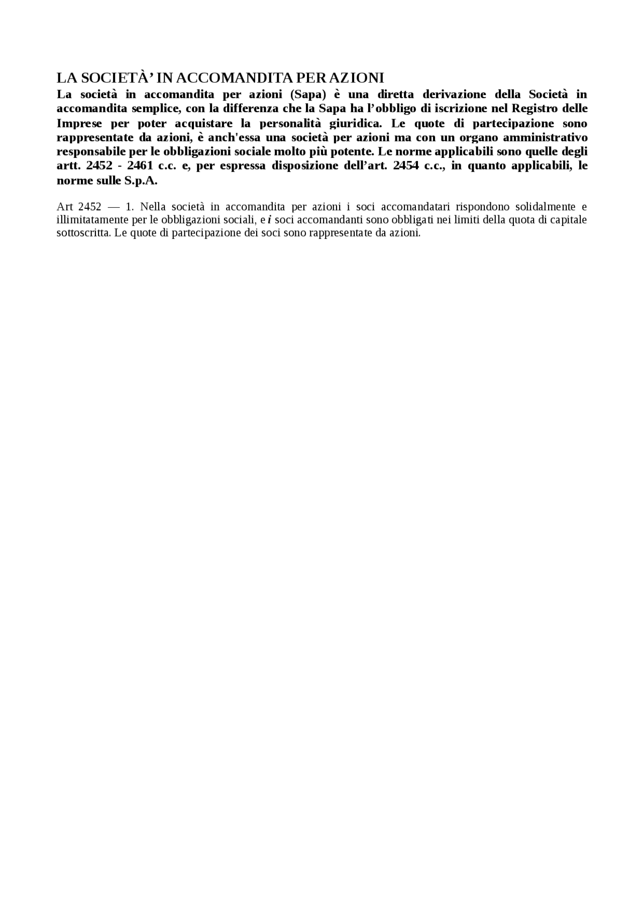Riassunto Jaeger Diritto Commerciale Cap 14 15 16 Docsity