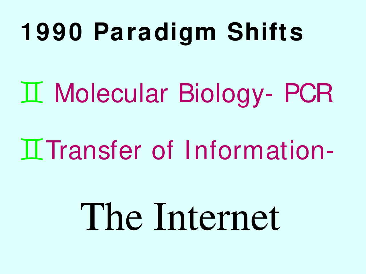 Paradigm Shifts Health Lecture Slides Docsity