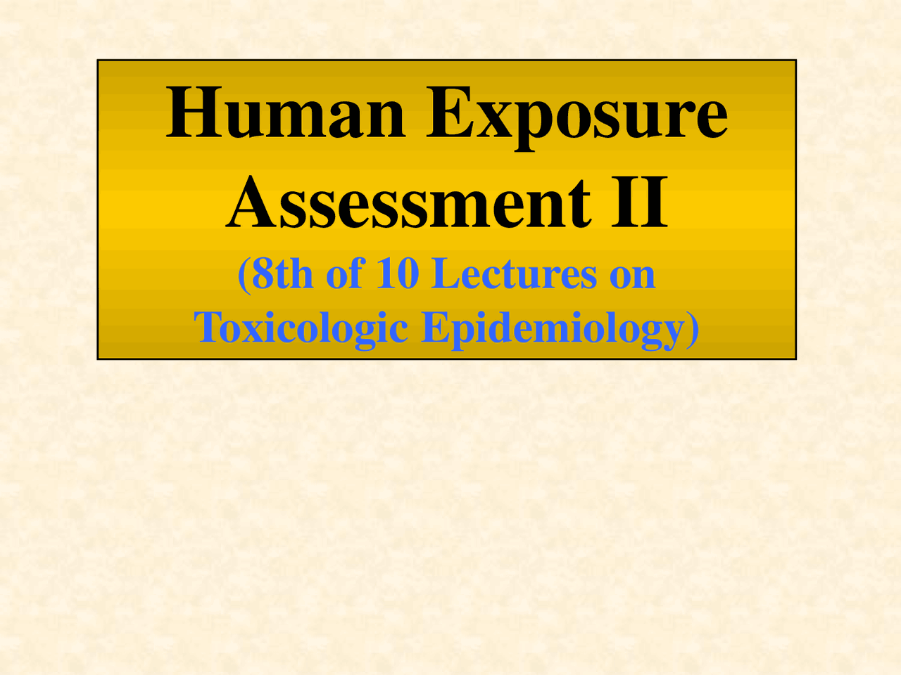 Simplified Complexity Health Lecture Slides Docsity