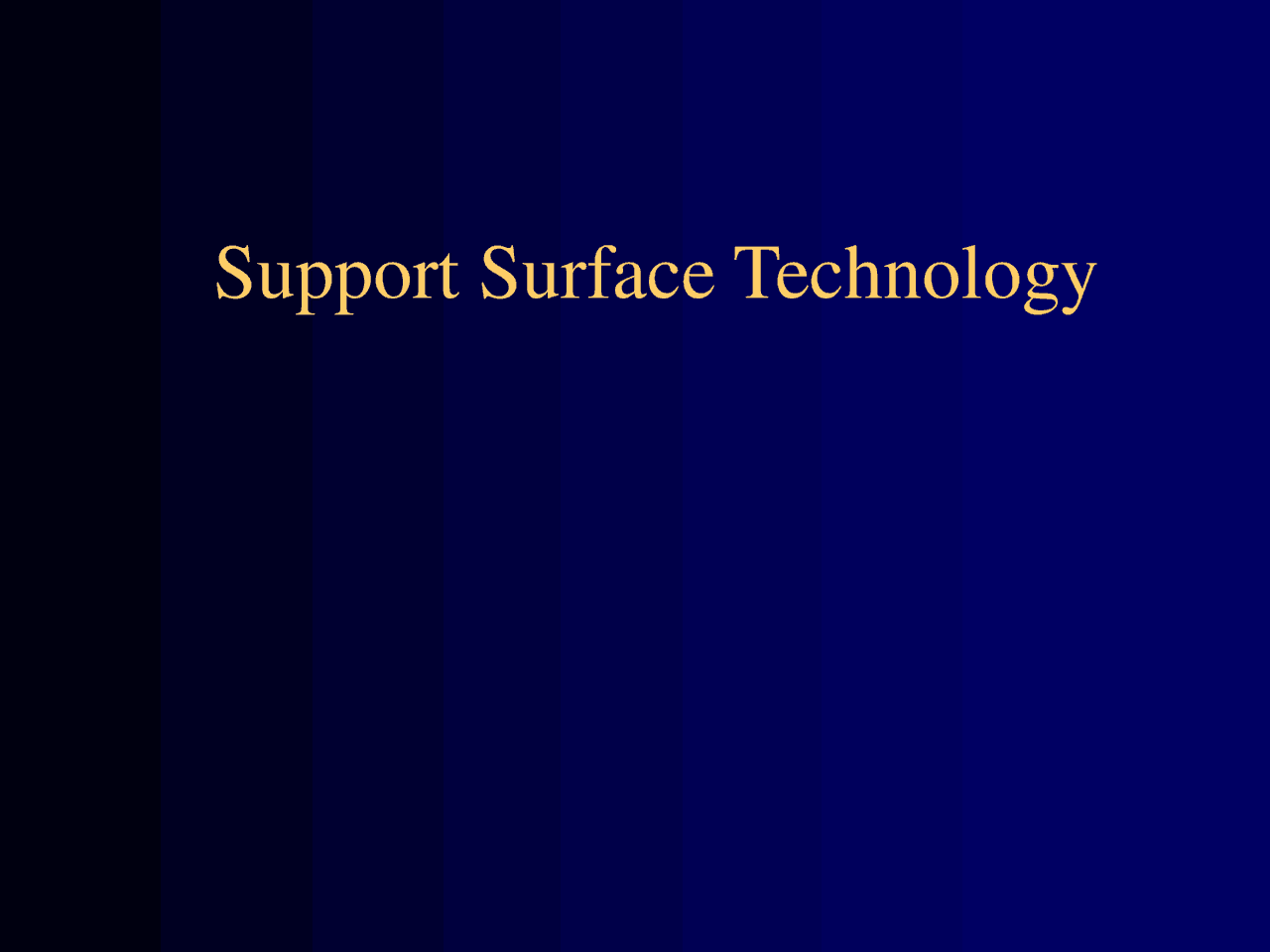 Support Surface Technology - Health - Lecture Slides - Docsity