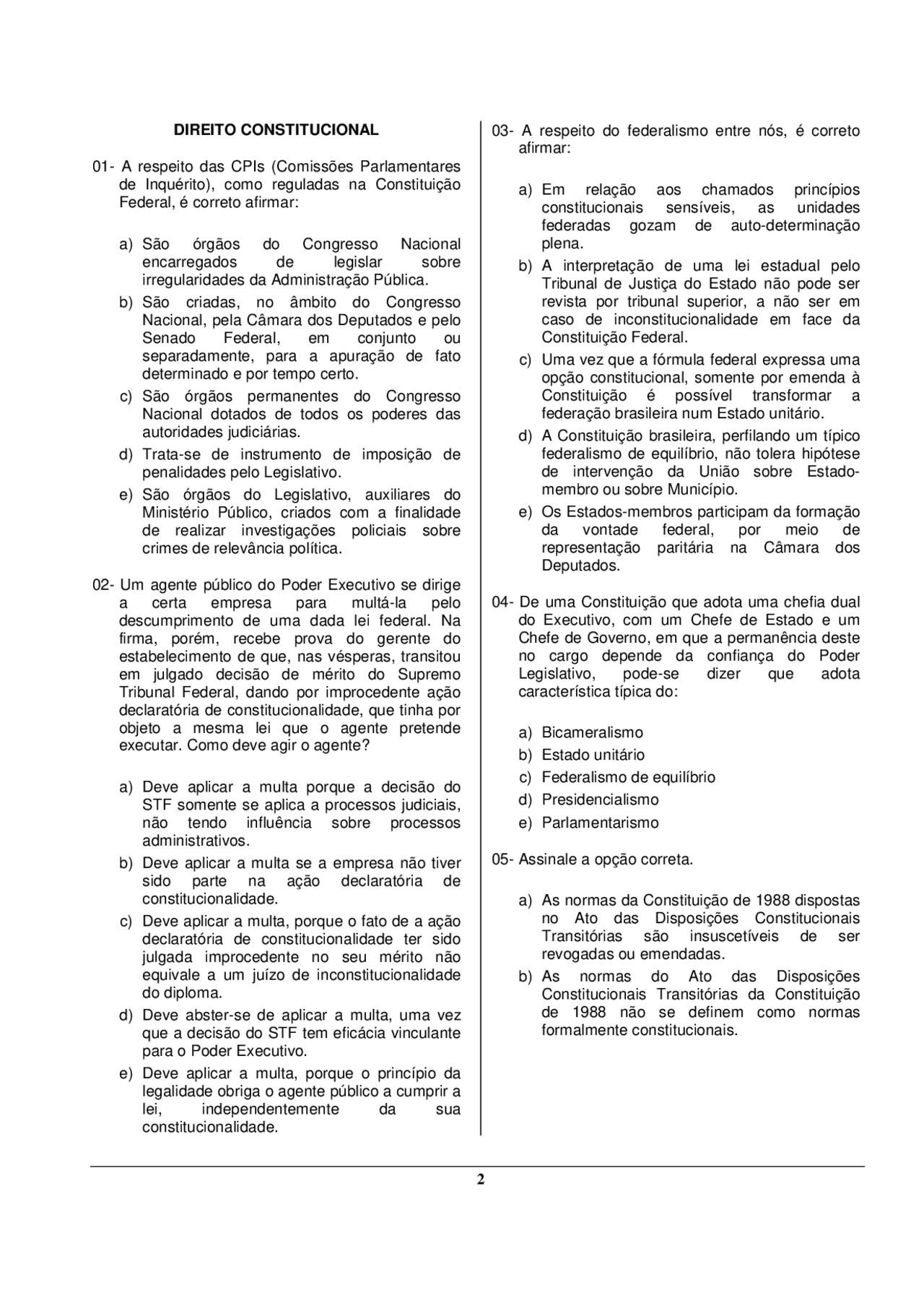 Direito Constitucional Parte1 Docsity