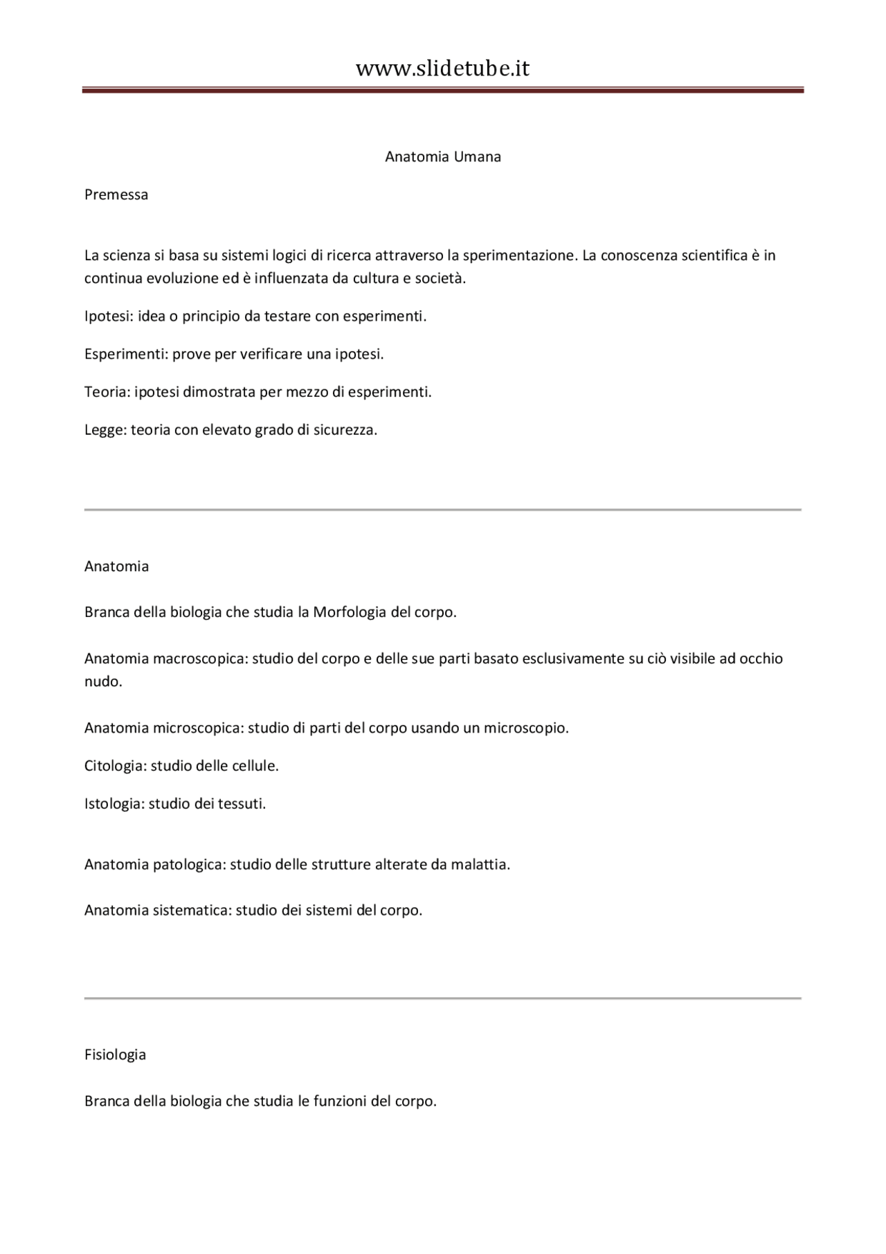 Anatomiaumana Docsity