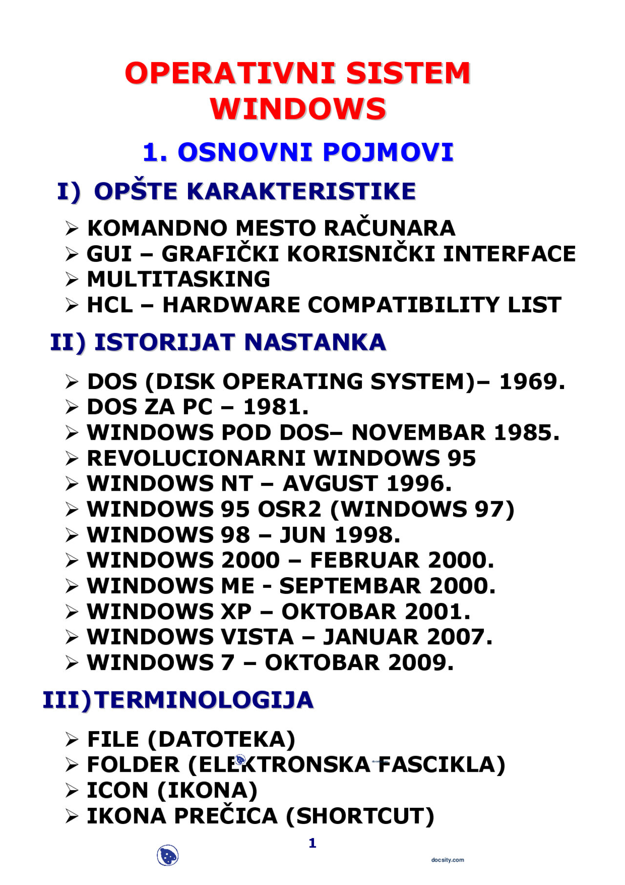 Windows I Informacioni Sistemi Skripta Informacioni Sistemi Ekonomija