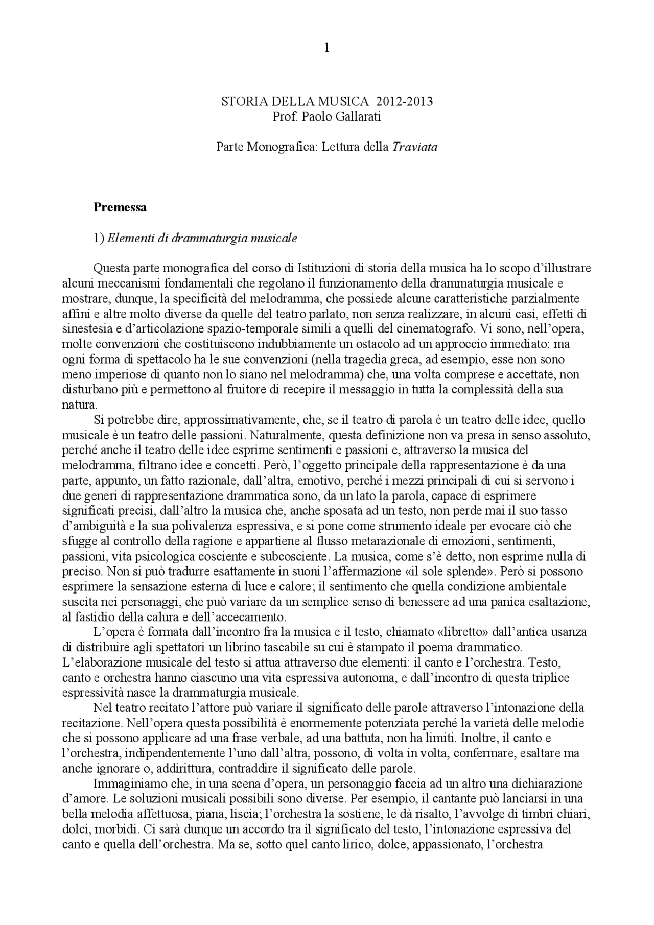 La Traviata Docsity
