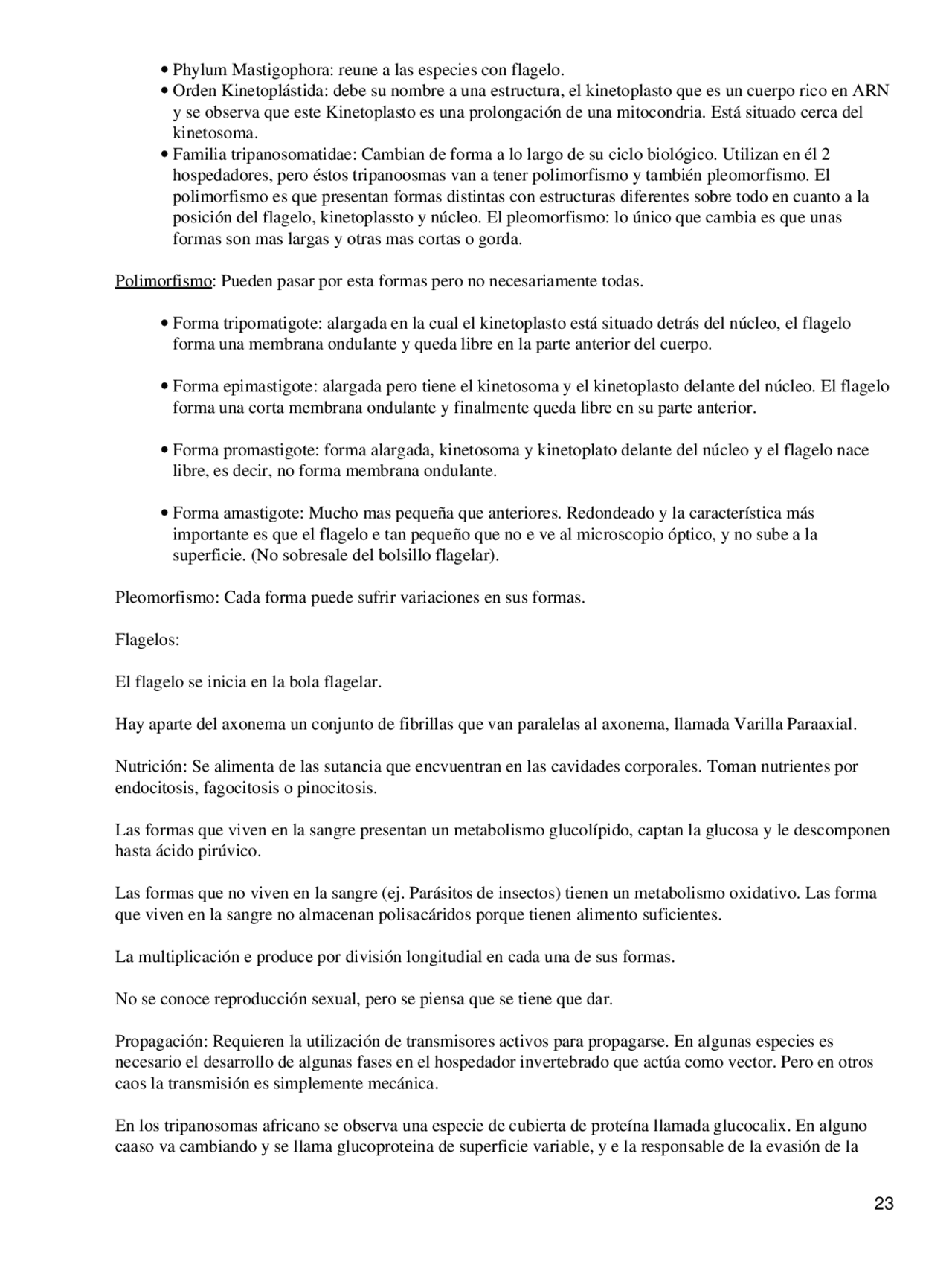 Apuntes Sobre Los Principios De Parasitología Parte3 Apuntes De