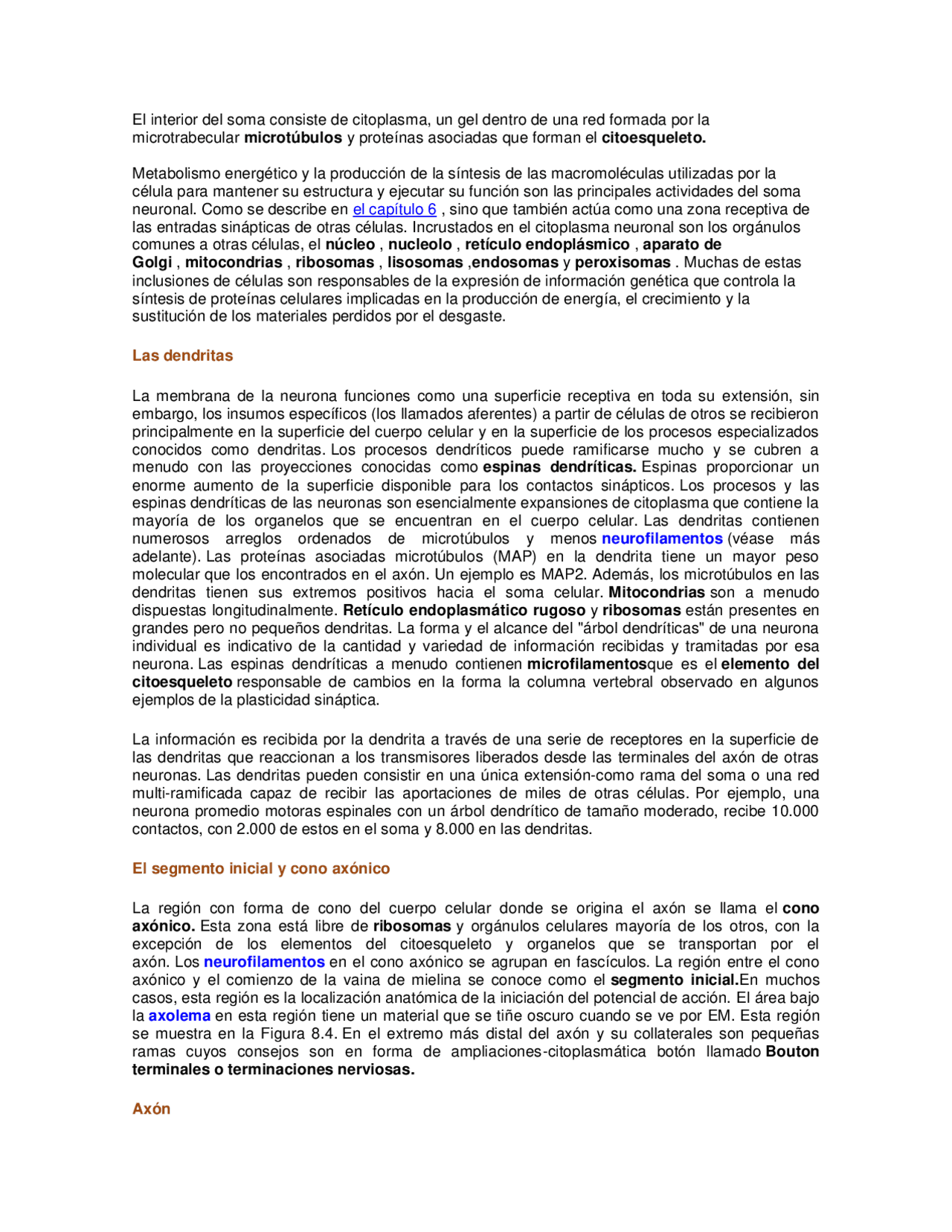 Apuntes Sobre La Neuroanatomia Parte3 Docsity