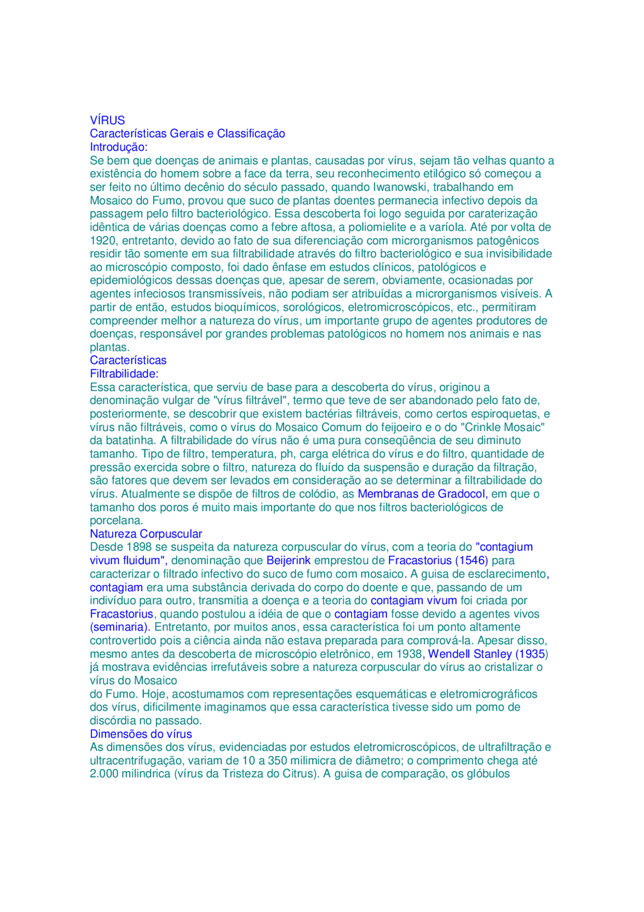 Os Vírus Docsity